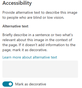 New Accessibility Options In SharePoint Online